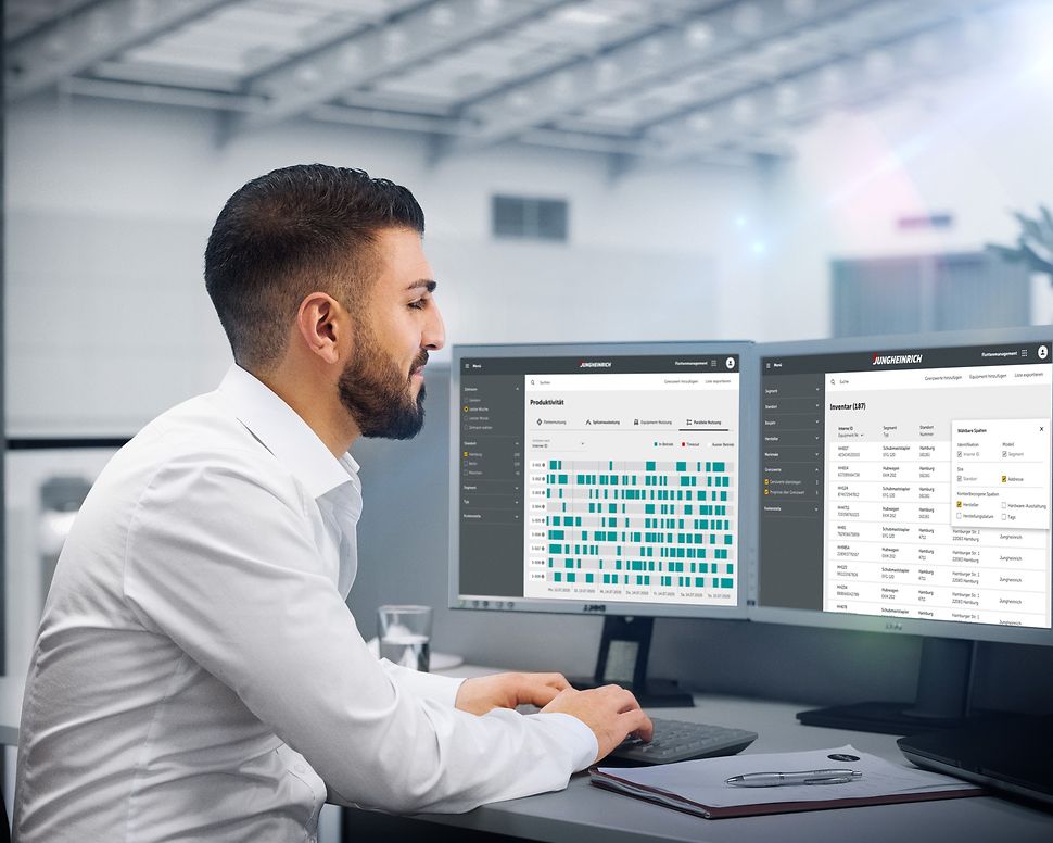 Flottenmanagement-Software von Jungheinrich: alles im Blick
