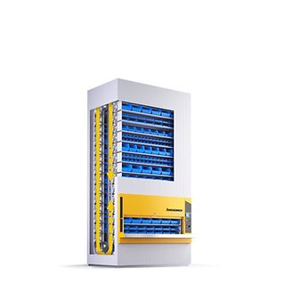 Vertical paternoster racking system