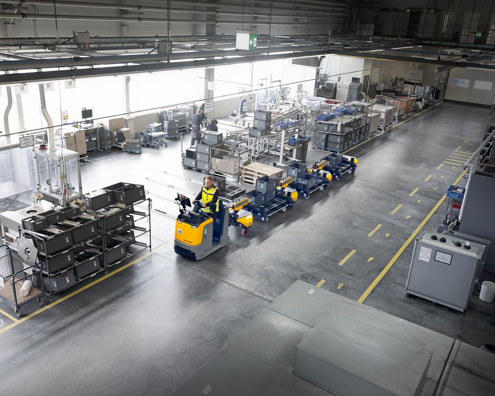 Tow tractor Jungheinrich | 3-phase AC technology