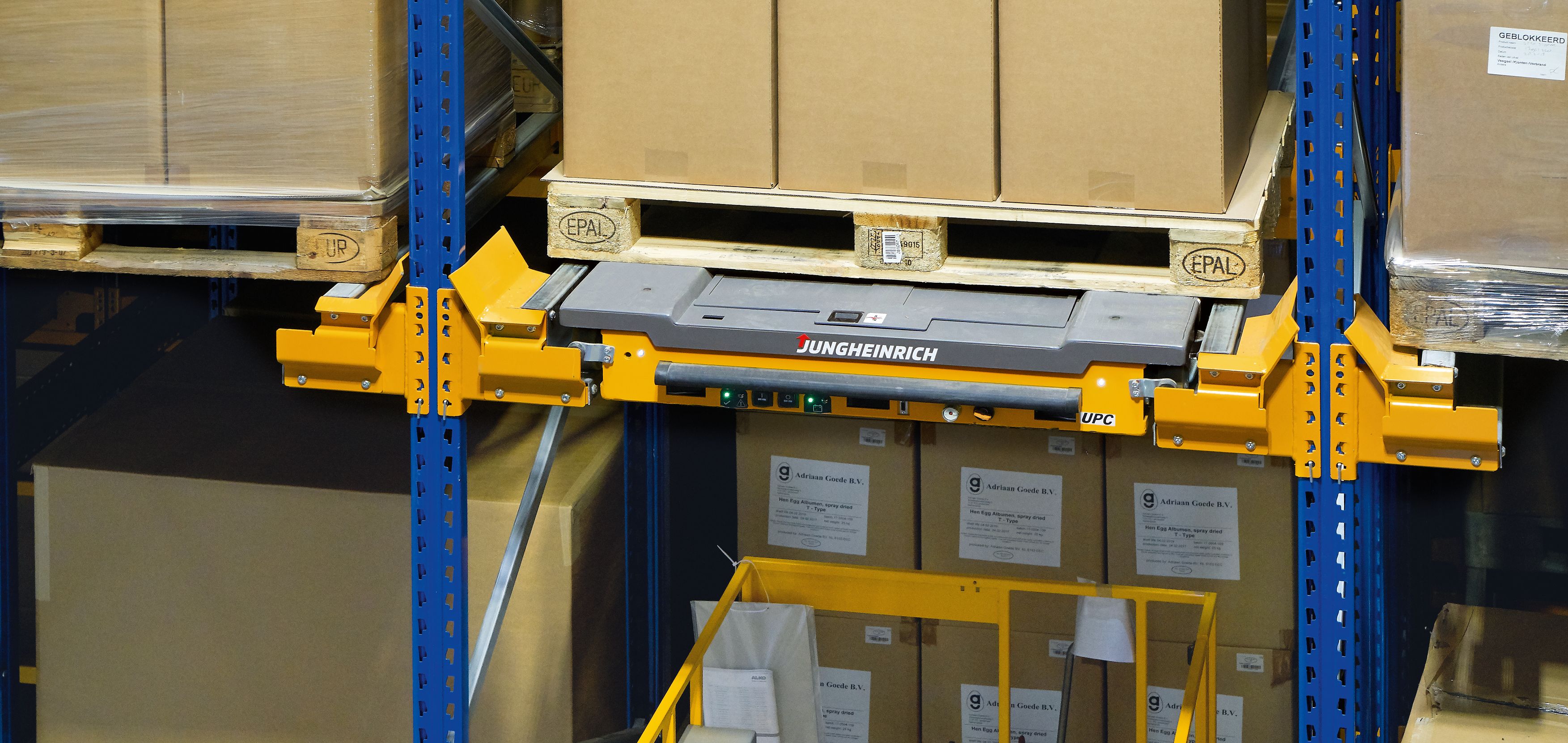 Effective technology for the First In First Out storage of foodstuffs