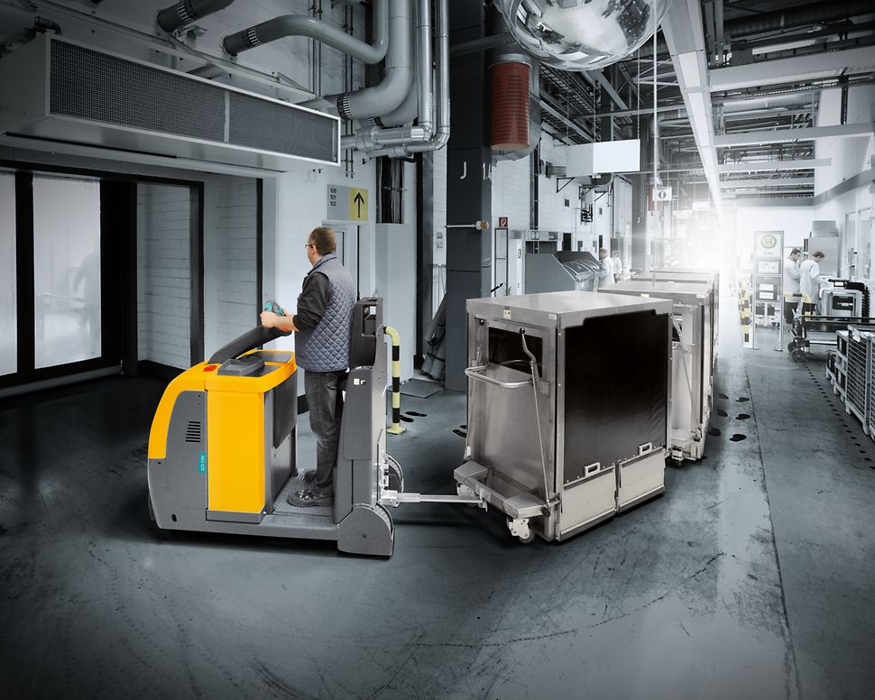 Tow tractors are providing invaluable assistance at Robert Bosch ...