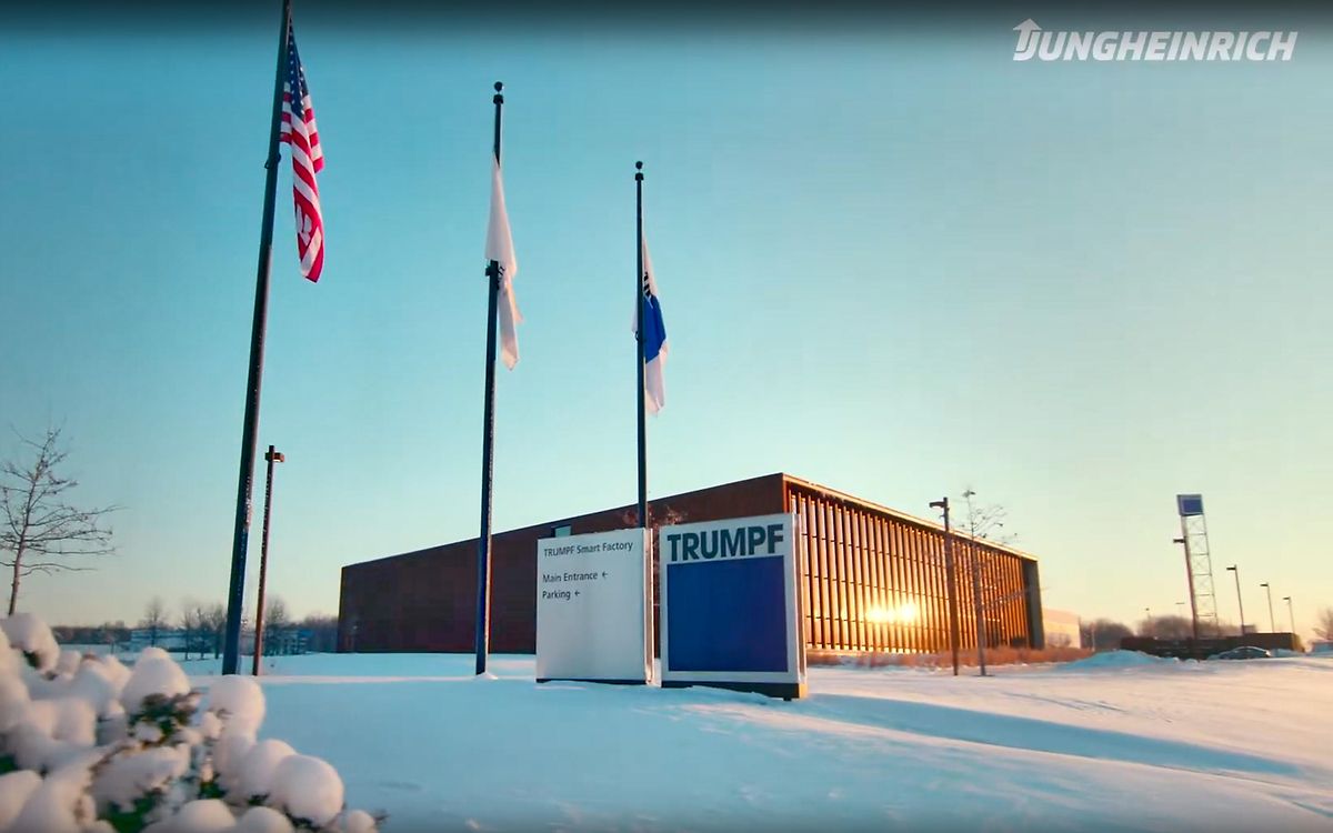 Trumpf's Smart Factory - Automated Guided Vehicles set the tone
