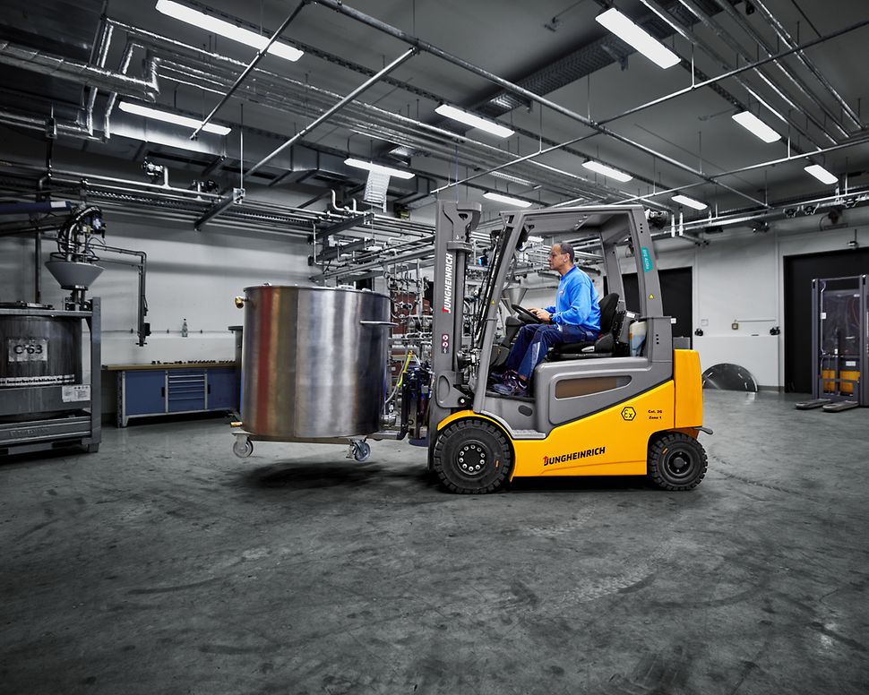 Explosievrije ATEX heftrucks | Jungheinrich