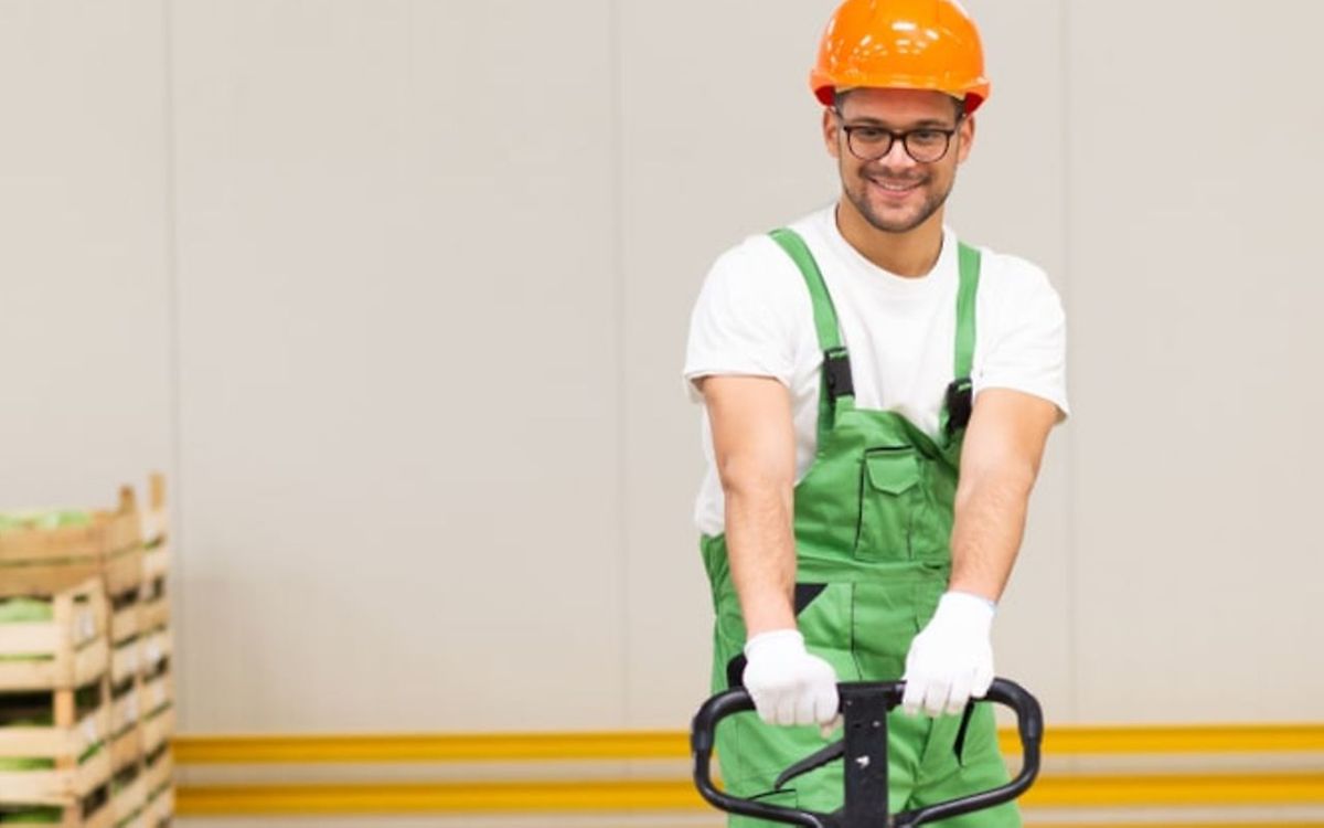 Manuella pallyftare inom livsmedelsindustrin