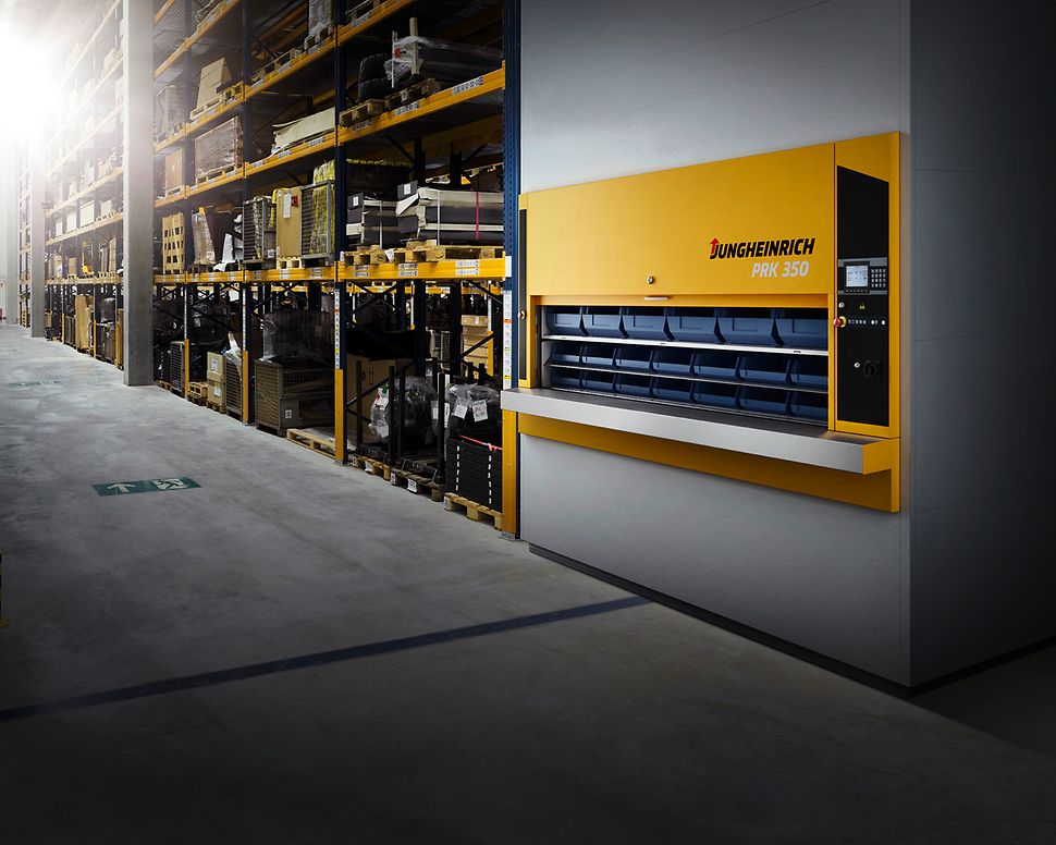 Vertical paternoster racking system