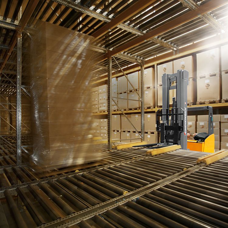 Drive-through storage