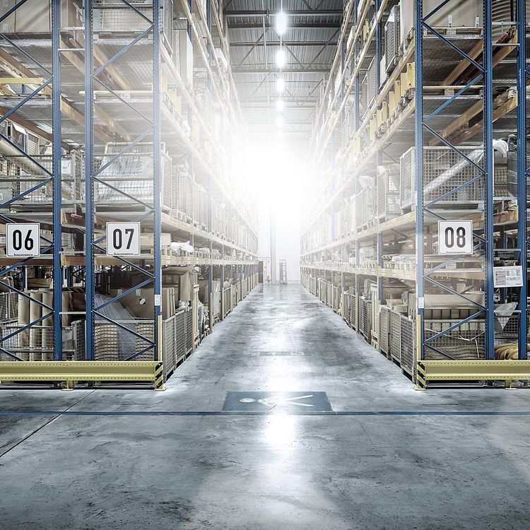 Static pallet storage