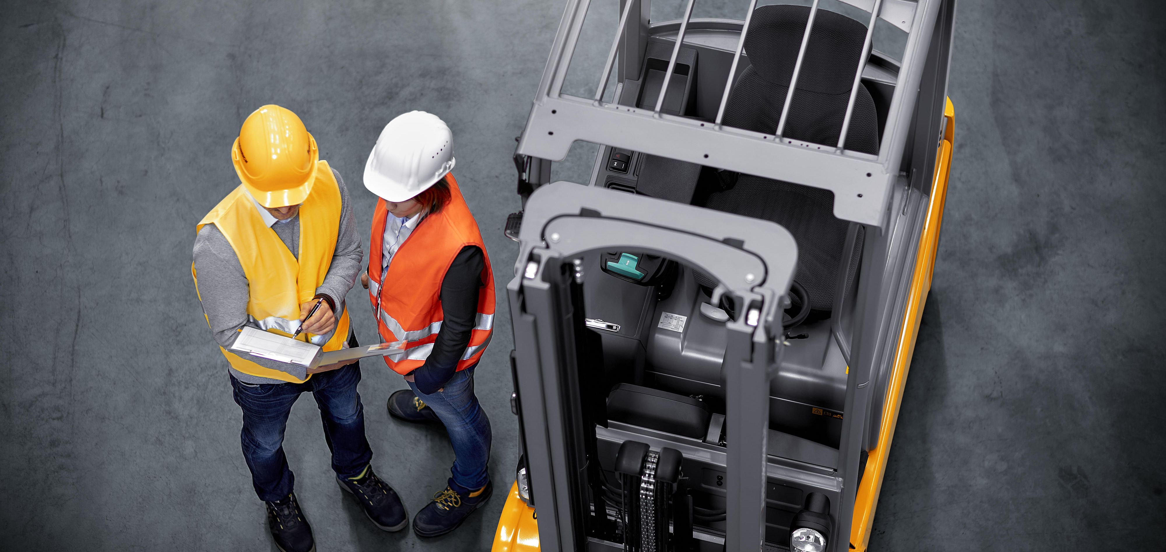 Jungheinrich forklift training for drivers and MHE operators