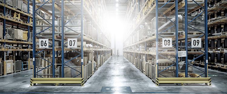 Static pallet storage