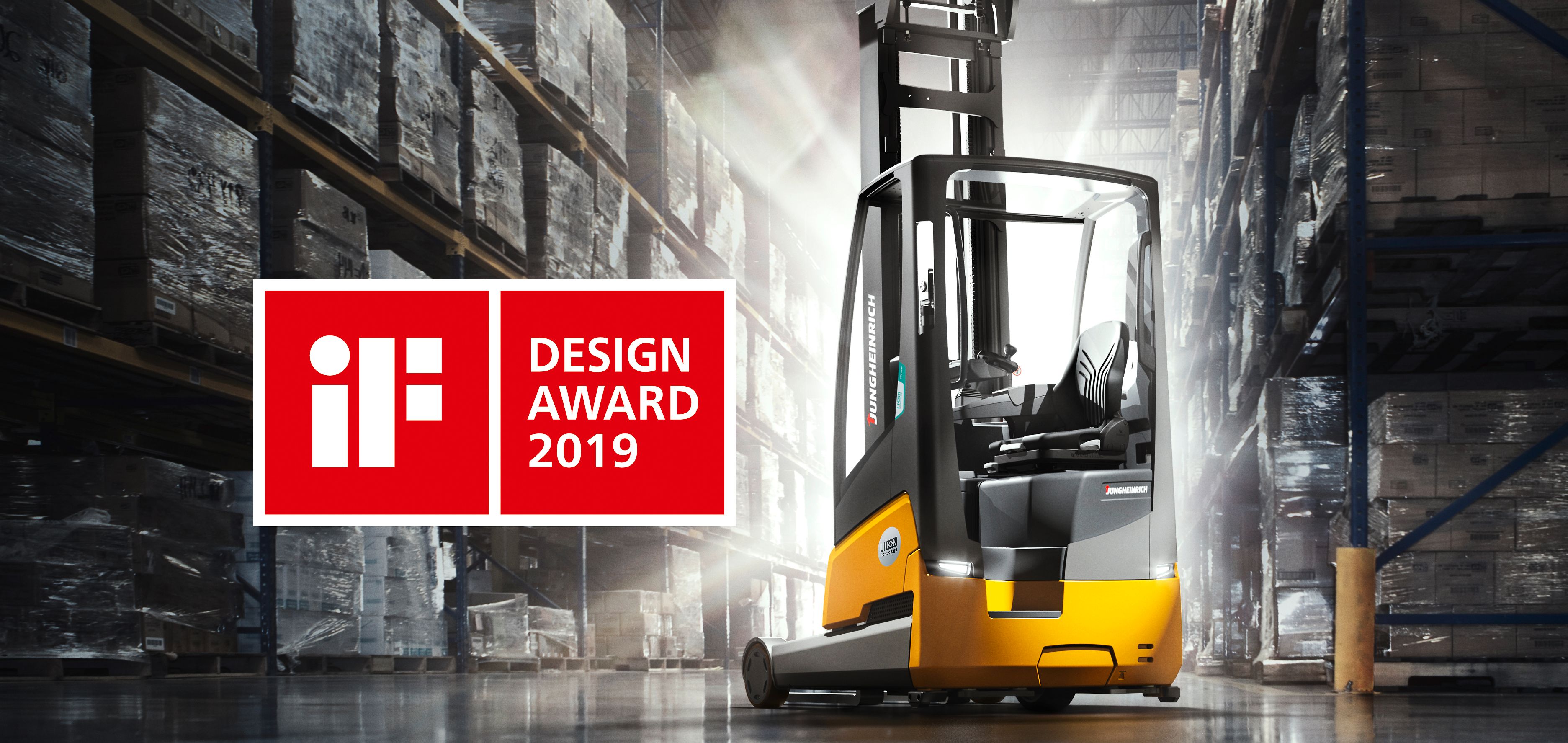 ETV 216i bīdmasta krautņotājs iegūst prestižo dizaina balvu