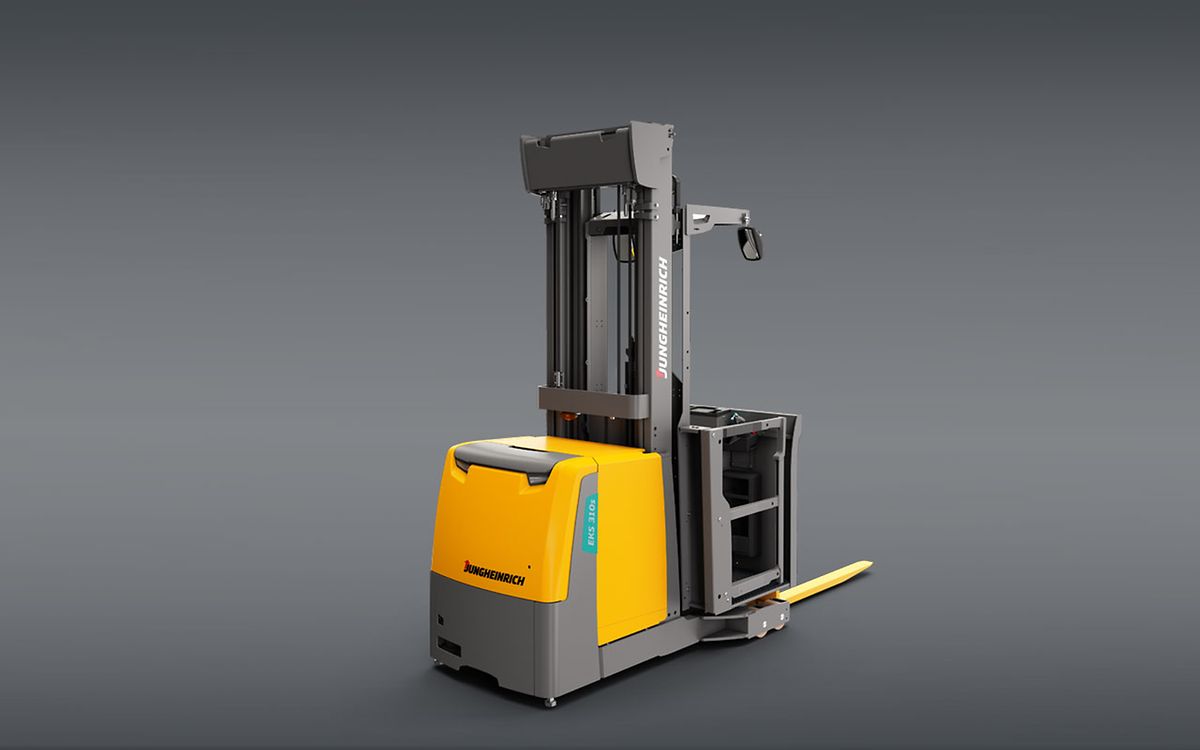 1-ton High Level Order Picker by Jungheinrich