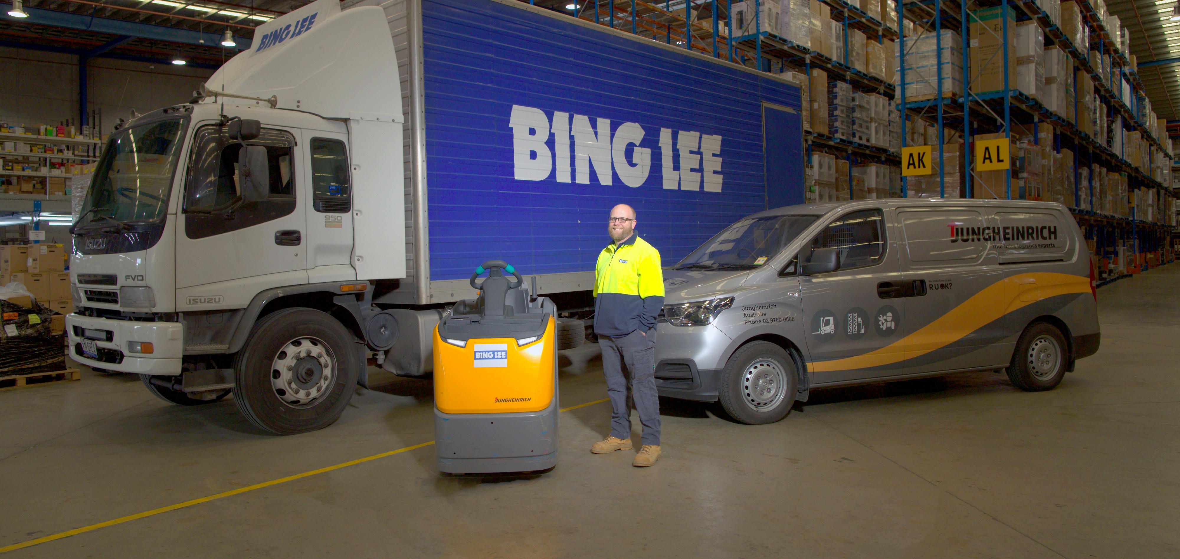 Bing Lee relies on lithium-ion from Jungheinrich.